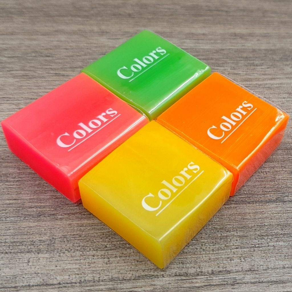 Eraser | Colorful Eraser 2 pcs (CHAO LIN) | Shopee Philippines