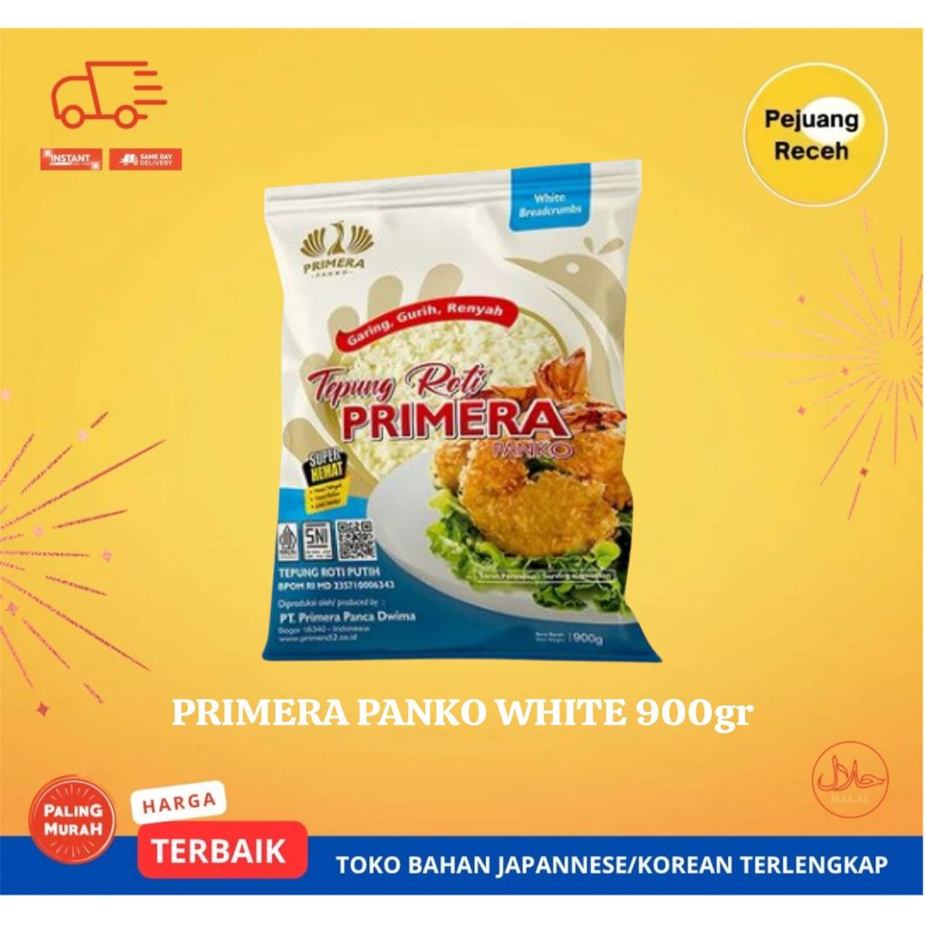 PRIMERA BREAD CRUMB PANKO 900Gr WHITE - INSTANT BREAD FLOUR IN ...