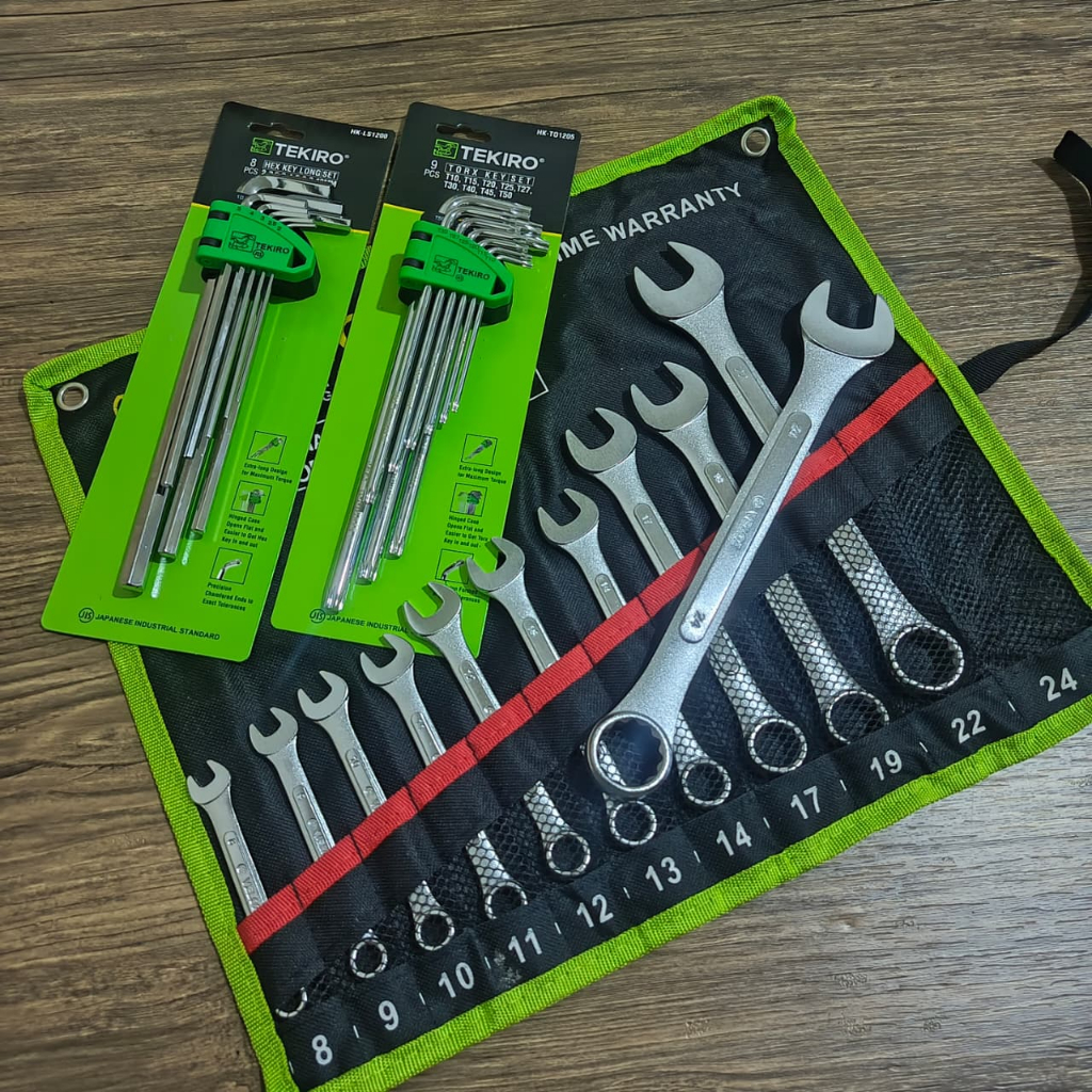 VELOZ 11 PCS 8-24 MM RING SPAN WRENCH / VELOZ Ring Spanner Set Complete ...