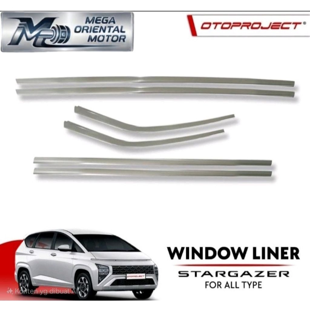 Otoproject List of side glass window liner Stargazer 2022 2023 2024 ...