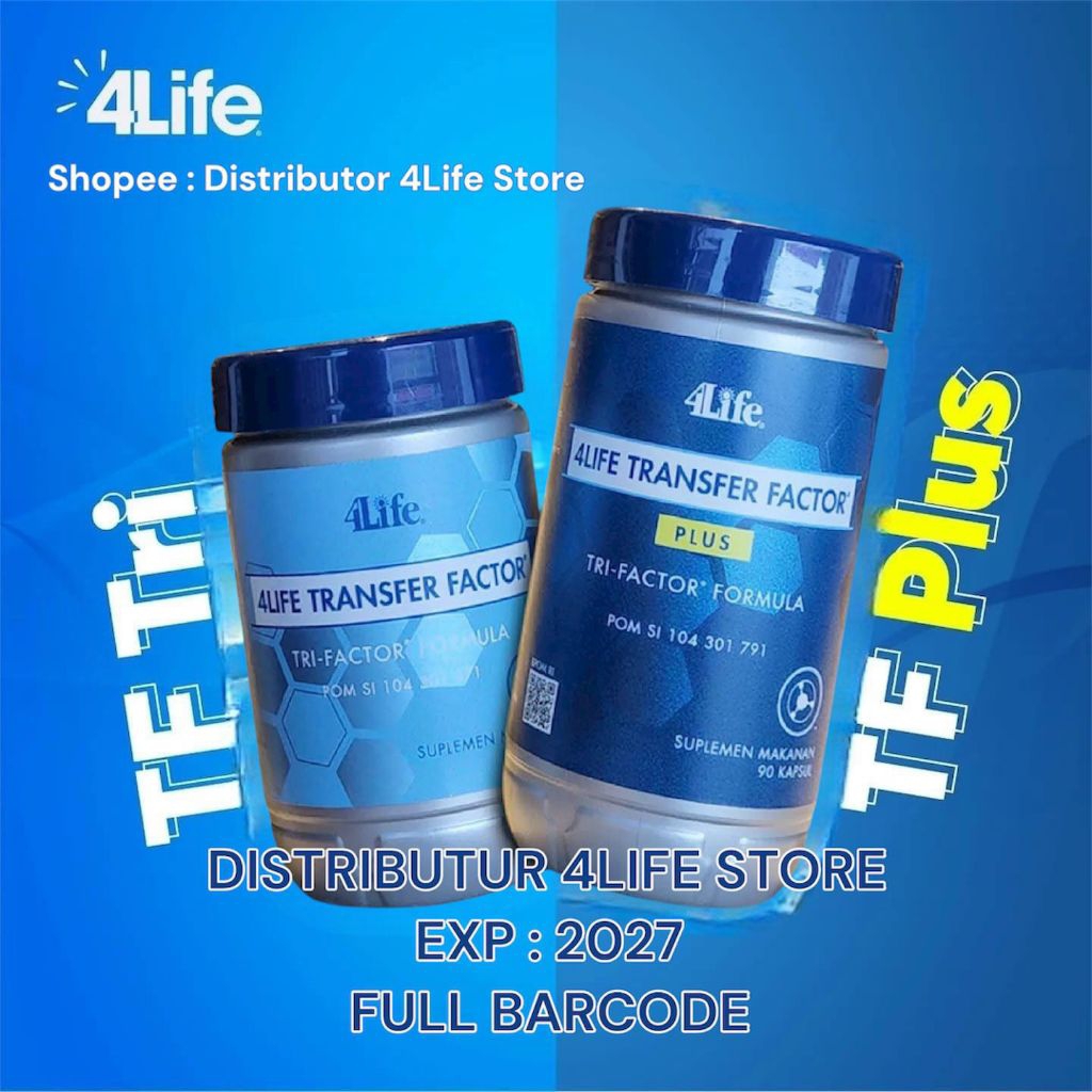 4Life 100% Original Transfer Factor Plus Formula - Tri Factor Formula ...
