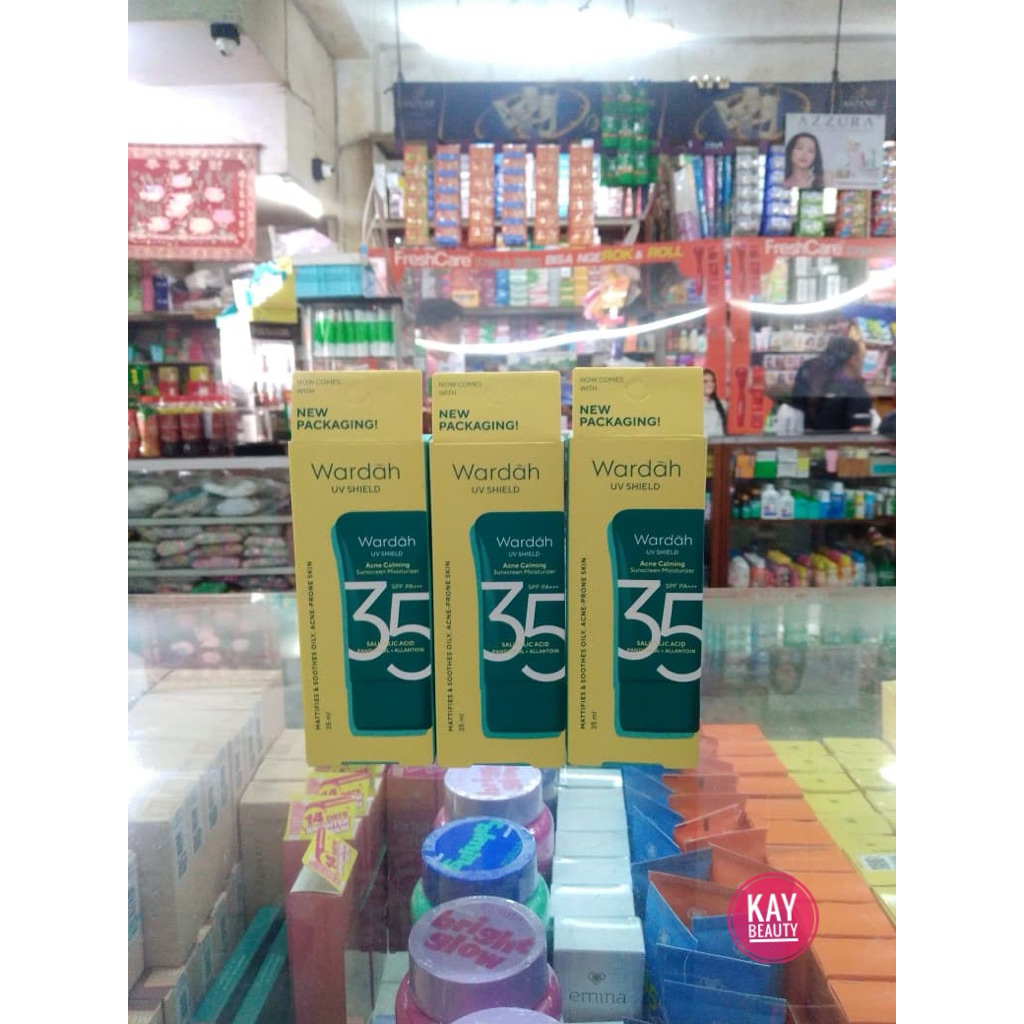 WARDAH (Price for 3 units) Sunscreen SPF 50 Acne Calming 30ml* | Shopee ...