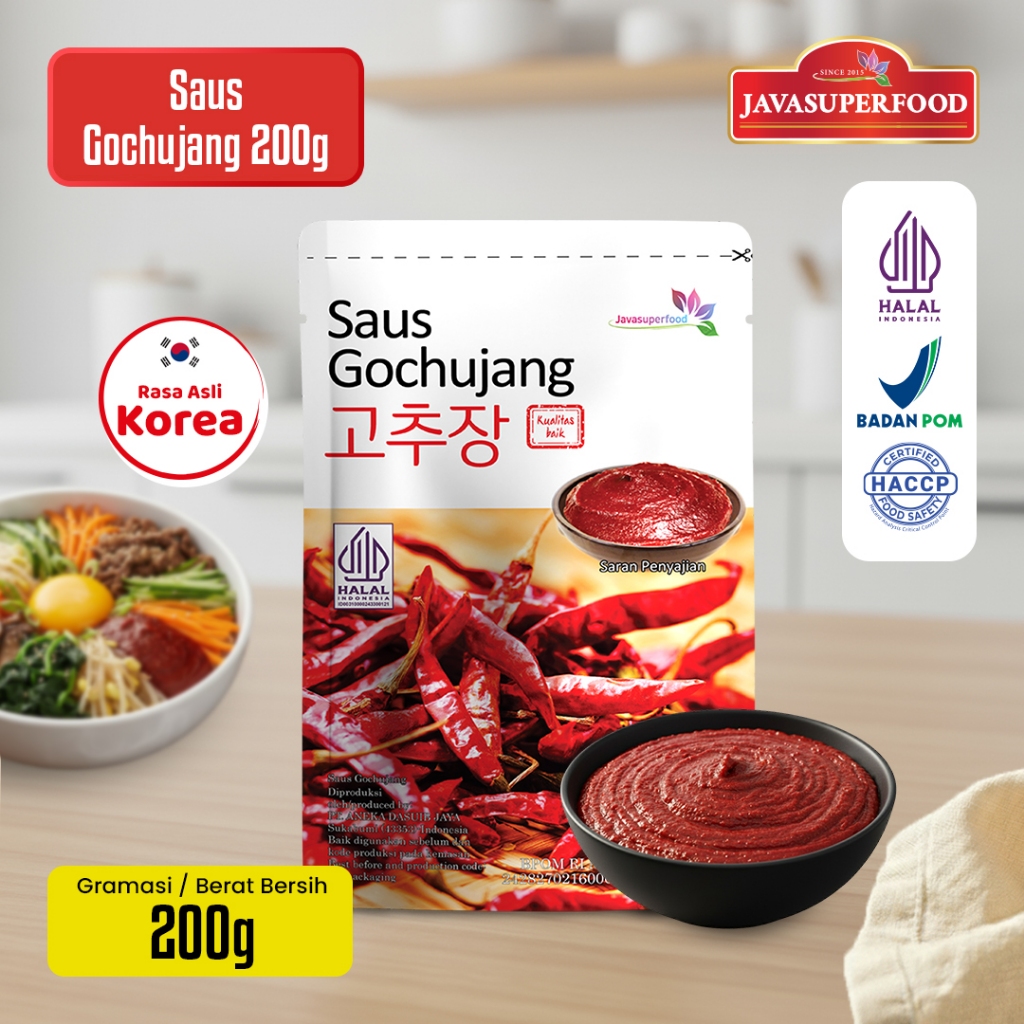 Gochujang HALAL 200G Original Korean Flavor/Sauce Sambal Paste | Shopee ...