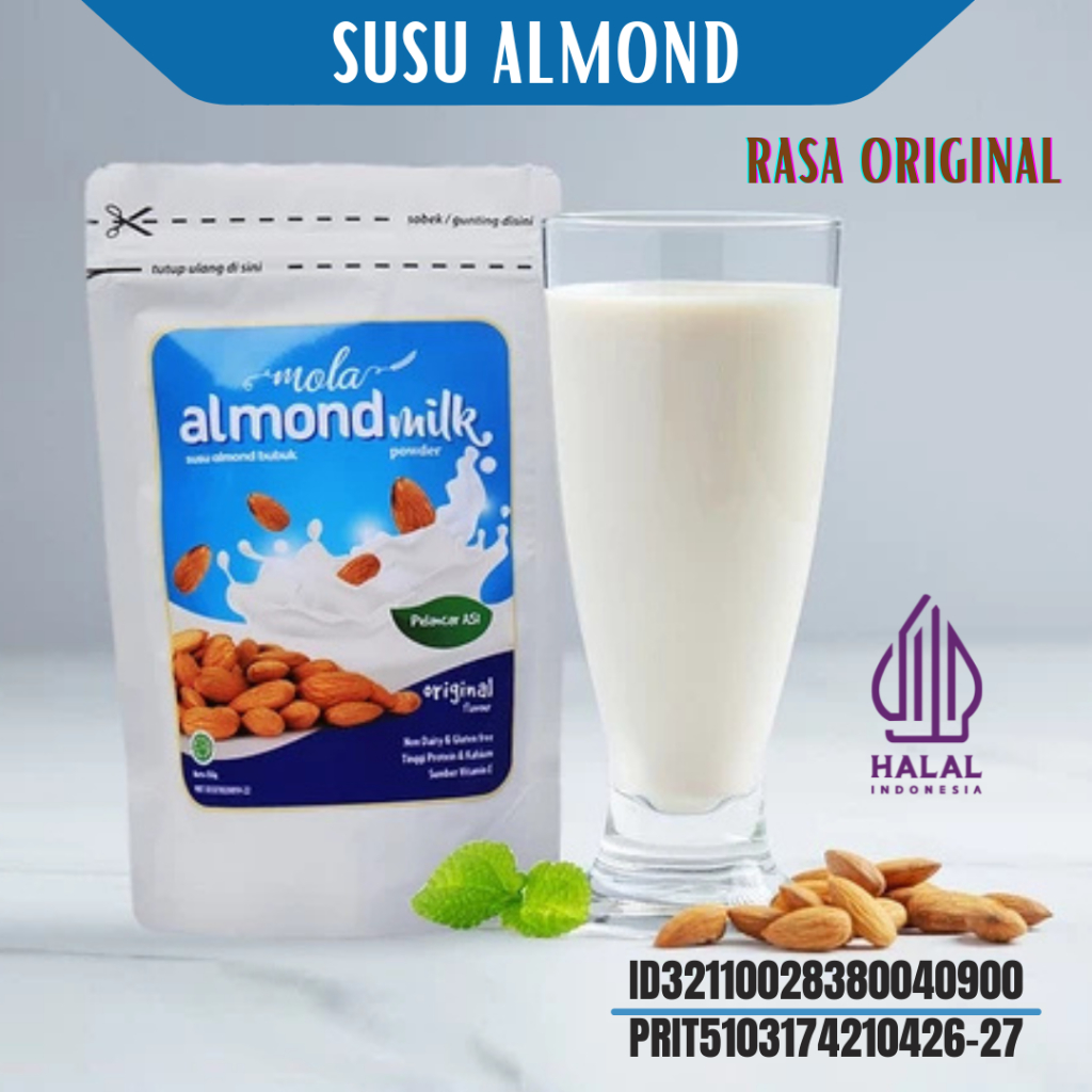 Mola Almond Milk Powder /Almond Milk Powder Mola 150 grams | Shopee ...