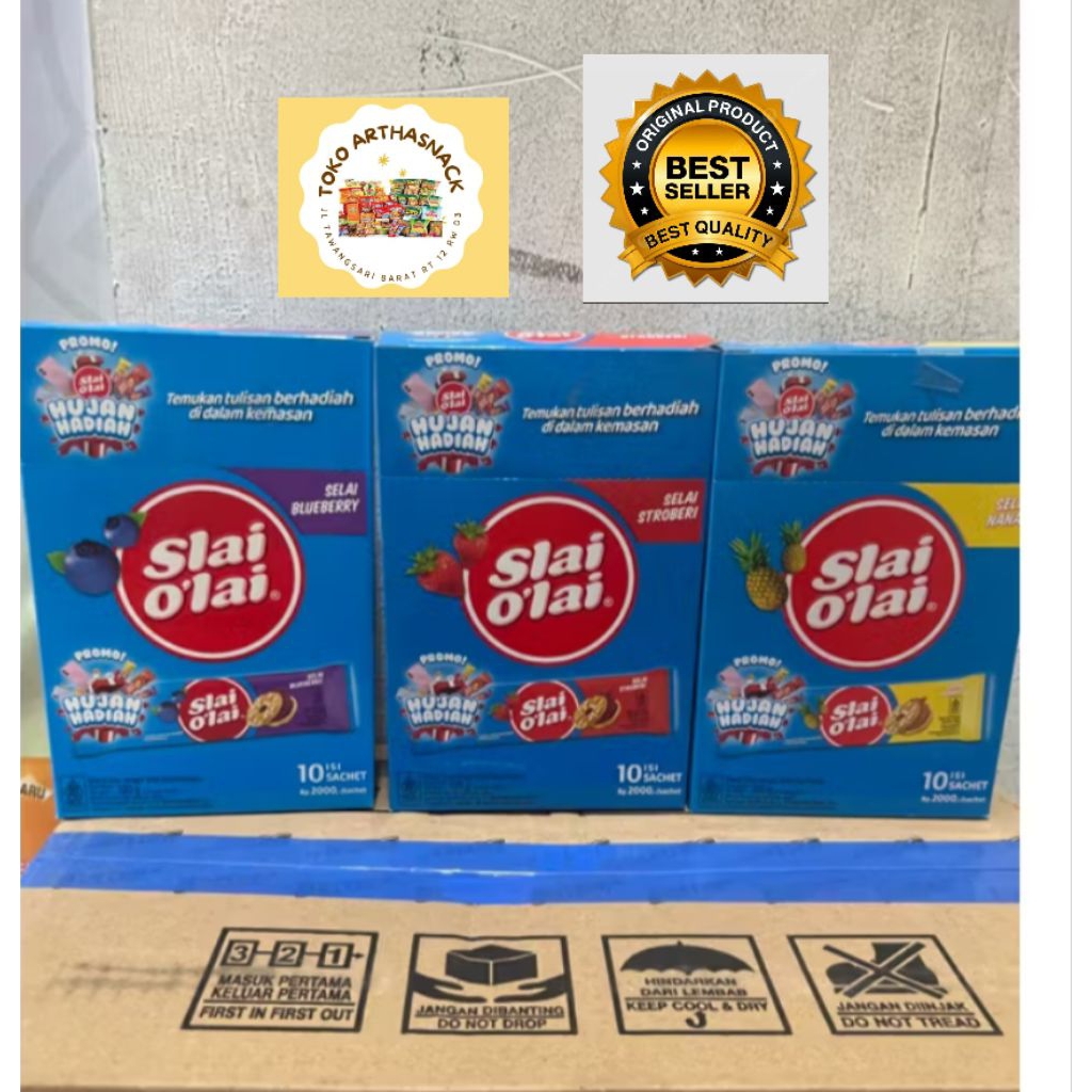 SLAI O'LAI STRAWBERRY SLAI O'LAI BLUEBERRY/ SLAI O'LAI PINEAPPLE/ 10pcs ...