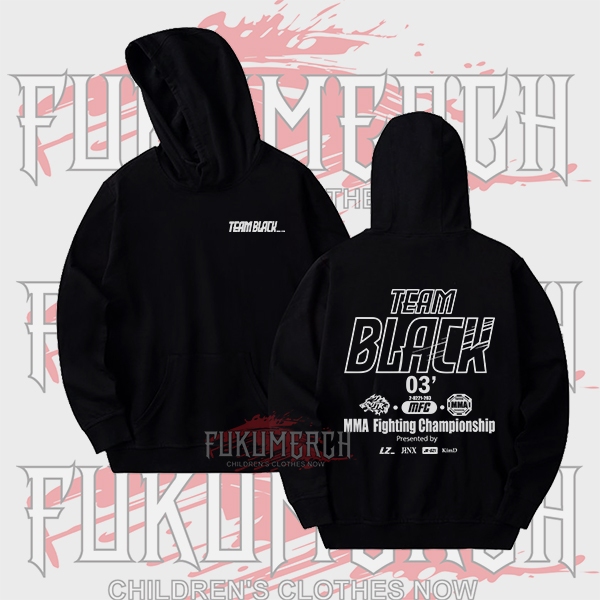 Jinx Team Black Hoodie Manhwa Jo Jaekyung MMA Jacket Hoodie Cotton ...