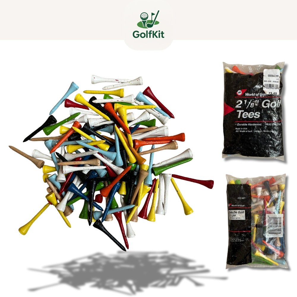 Colorful Wood Golf Tee 2 1/8 Inch / 54 mm – Individual Retail | Shopee ...