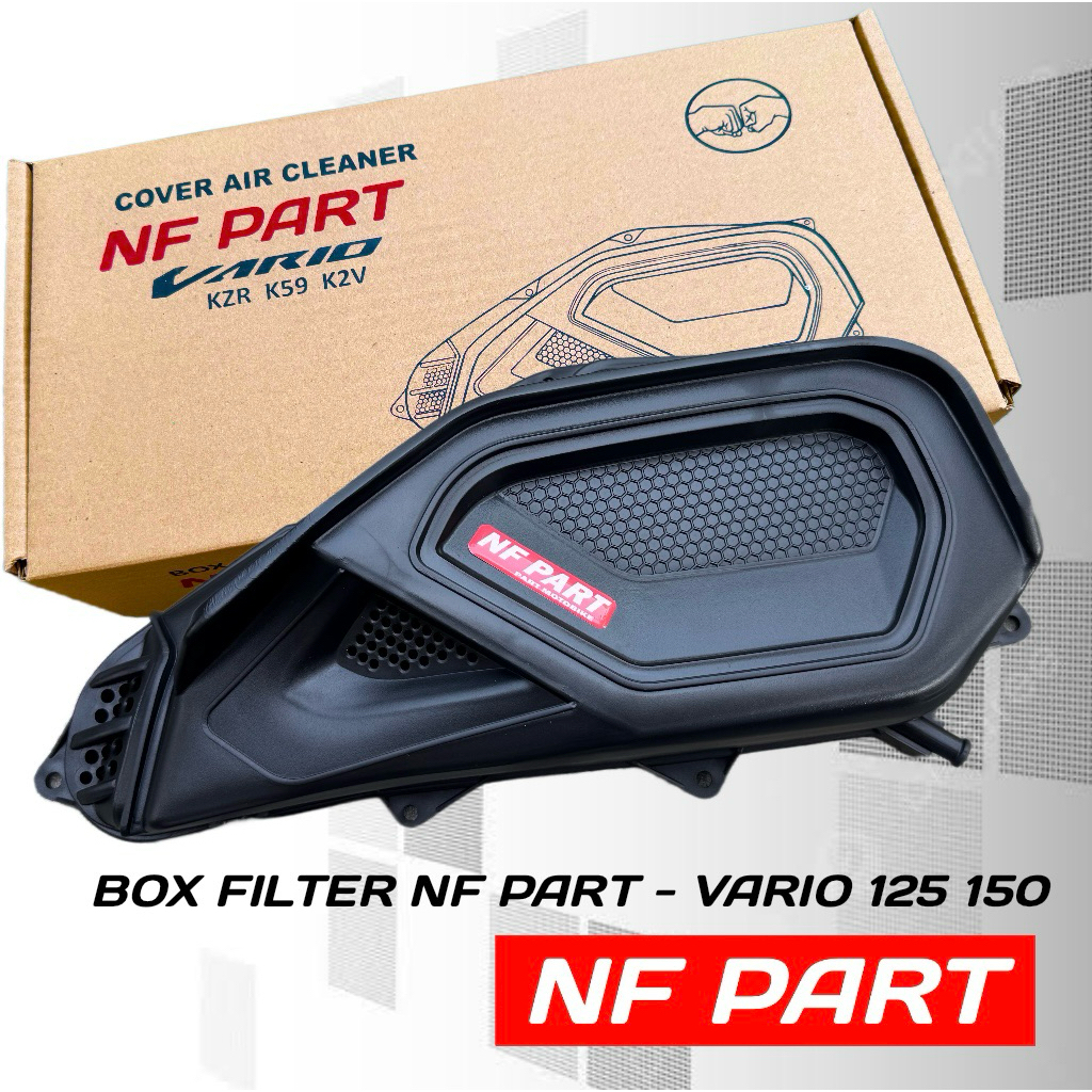 [NF PART] Cover Box Air Filter Vario 125 150 Fi Esp techno Led kzr ...