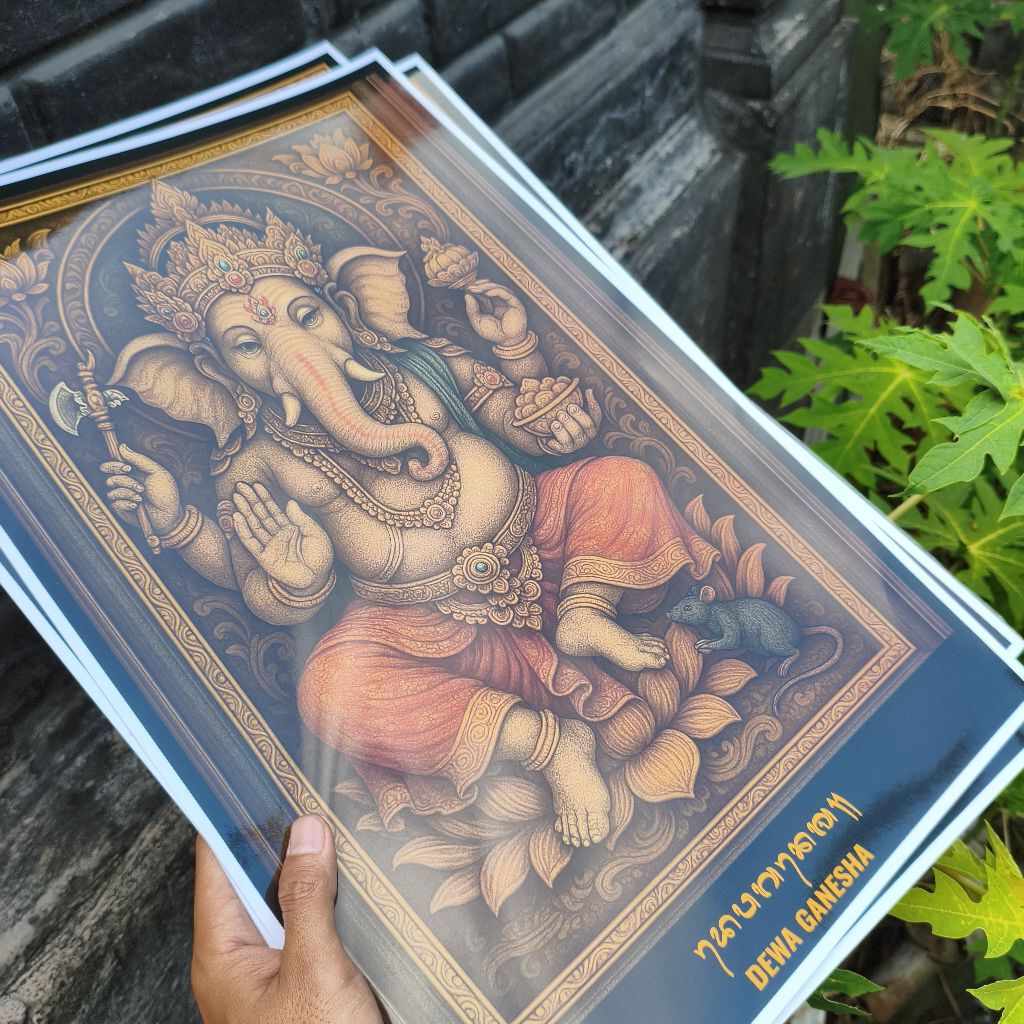 HINDU-Poster Picture of the God GANESHA Religion Hindu | Shopee Philippines