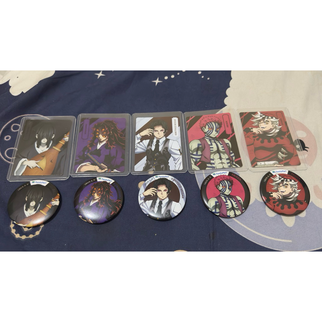 Demon Card Demon Slayer x Family Mart (Bonus Top Loader) | Shopee ...