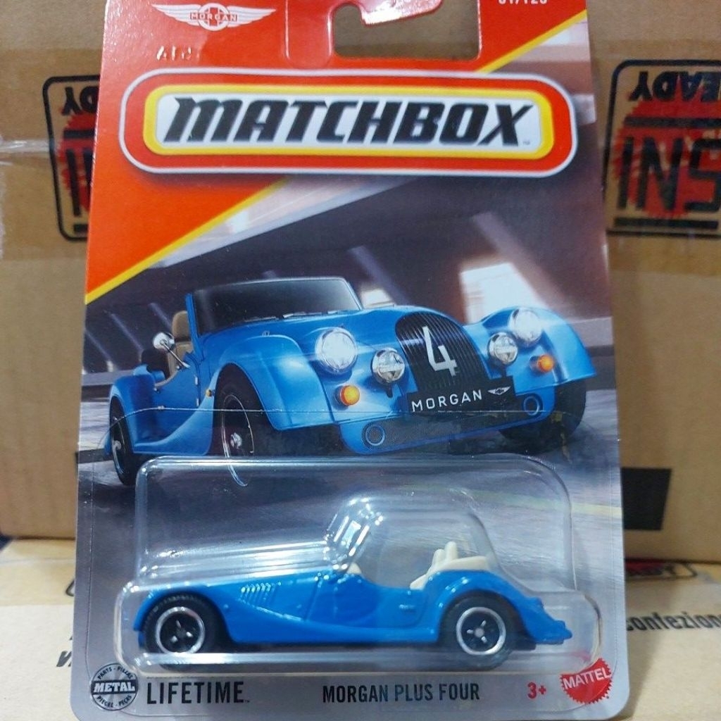 NEW 2025 MATCHBOX 1: MORGAN PLUS FOUR64 biru | Shopee Philippines