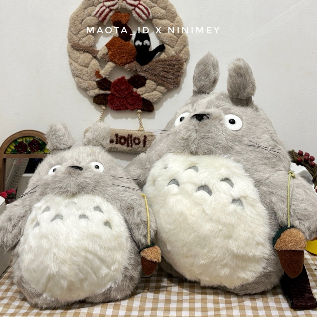 Totoro Backpack / Totoro Backpack / Grey Totoro Plush Backpack / Totoro ...