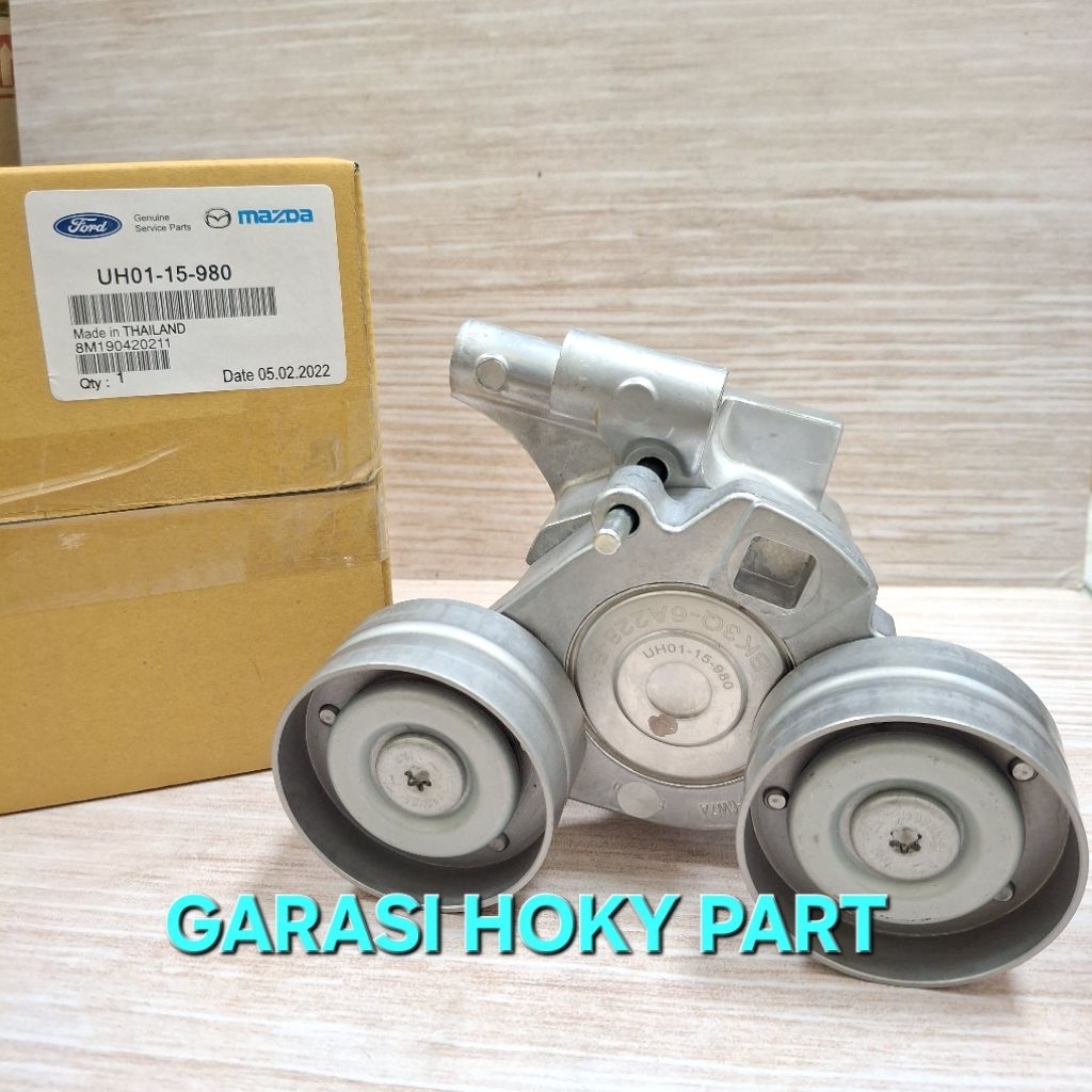 TENSIONER ASSY FAN BELT MAZDA BT50 PRO 2.2 ORIGINAL WARRANTY | Shopee ...