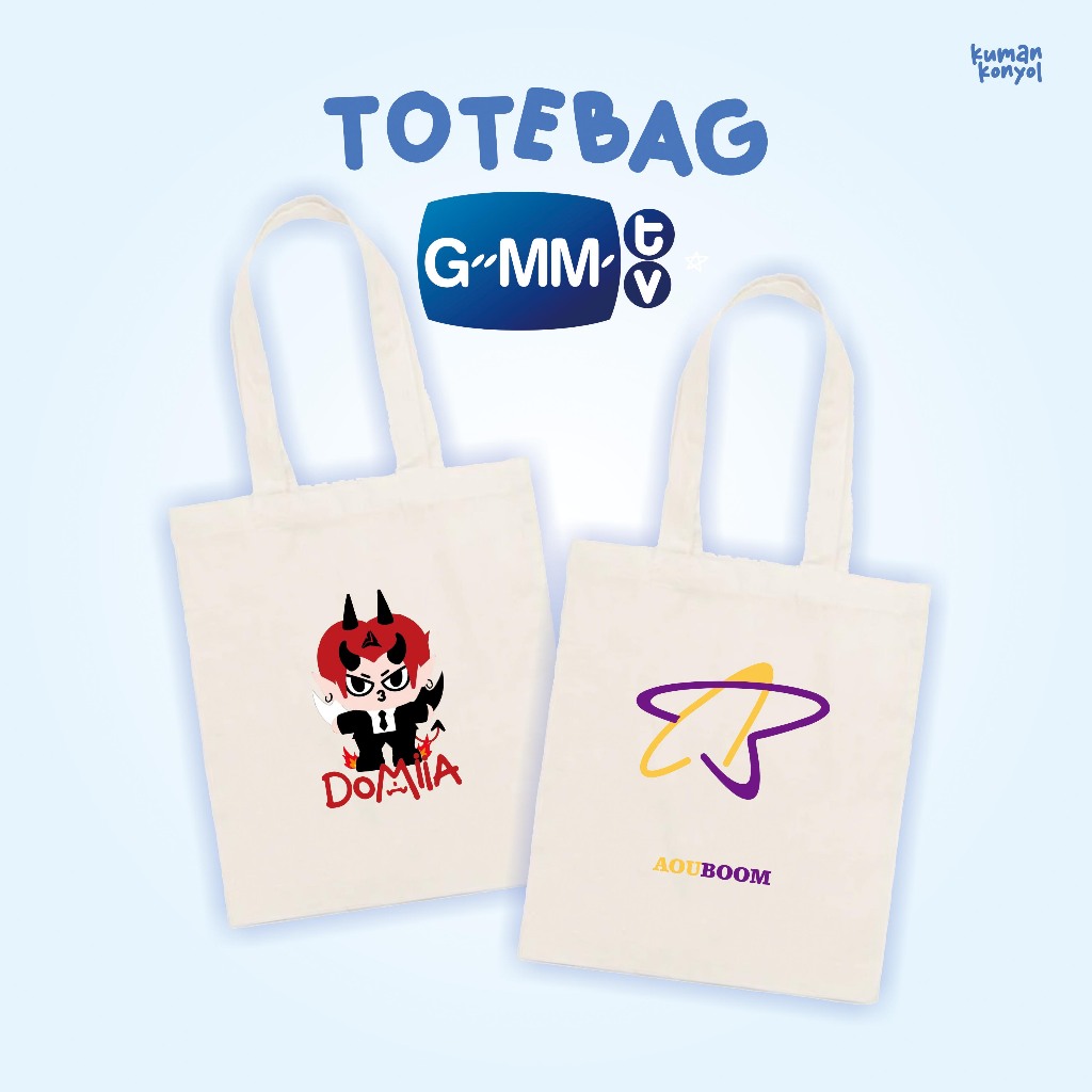 GMMTV TOTEBAG - GMM TV MERCH NON OFFICIAL - FANMADE - MASKOT LOGO TOTE ...