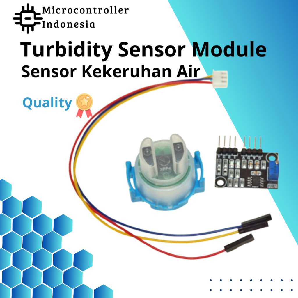 Turbidity Sensor Module – Water Turbidity Sensor for Arduino & Microcontroller ESP32 ESP8266 ...