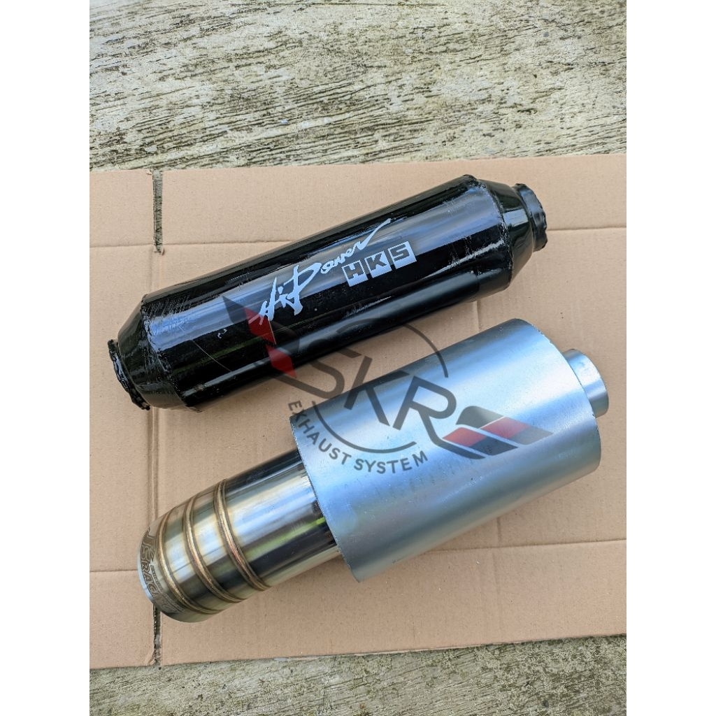 Js racing Titan + Resonator car exhaust suitable for Agya Ayla Honda ...