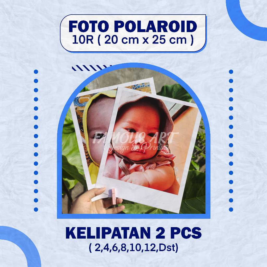 PRINT 10R POLAROID PHOTOS (20x25 cm) PRINT CUSTOM GLOSSY POLAROID ...