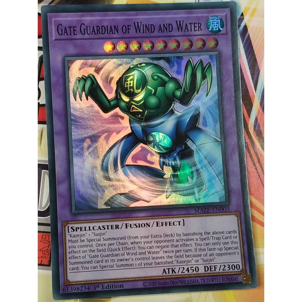 Gate Guardian of Wind and Water - MAZE-EN005 - Super Rare - Monster ...
