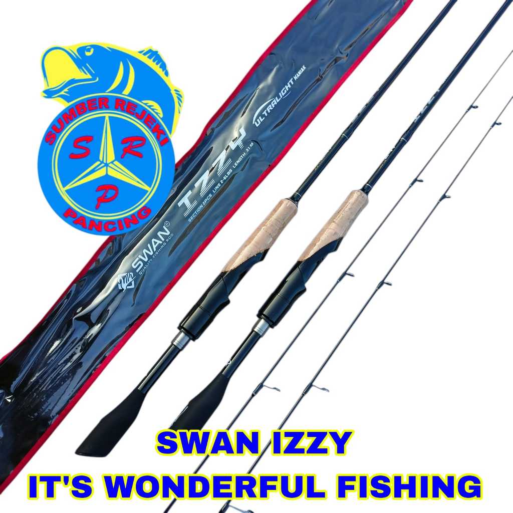 Swan Izzy Ultralight Carbon Solid Fishing Rod | Shopee Philippines
