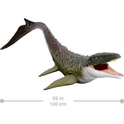 Mattel Jurassic World Rebirth Super Colssal Mosasaurus Action Figure ...