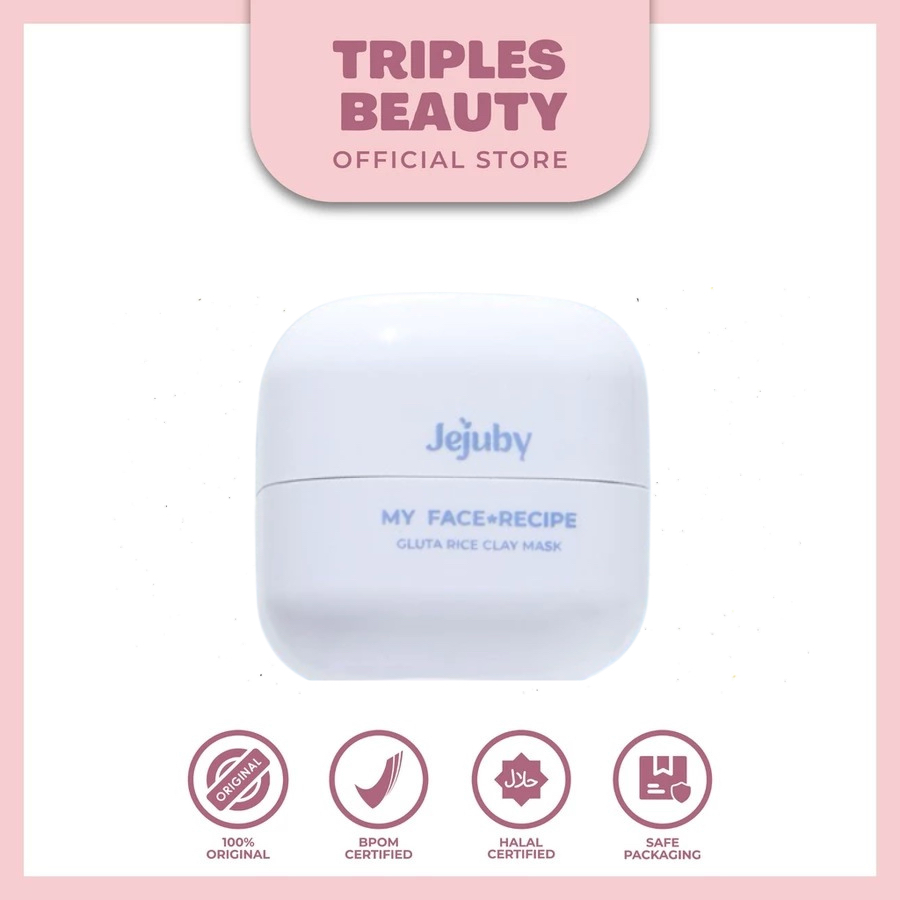 JEJUBY - Gluta Rice Clay Mask - Facial Whitening Mask - Facial ...
