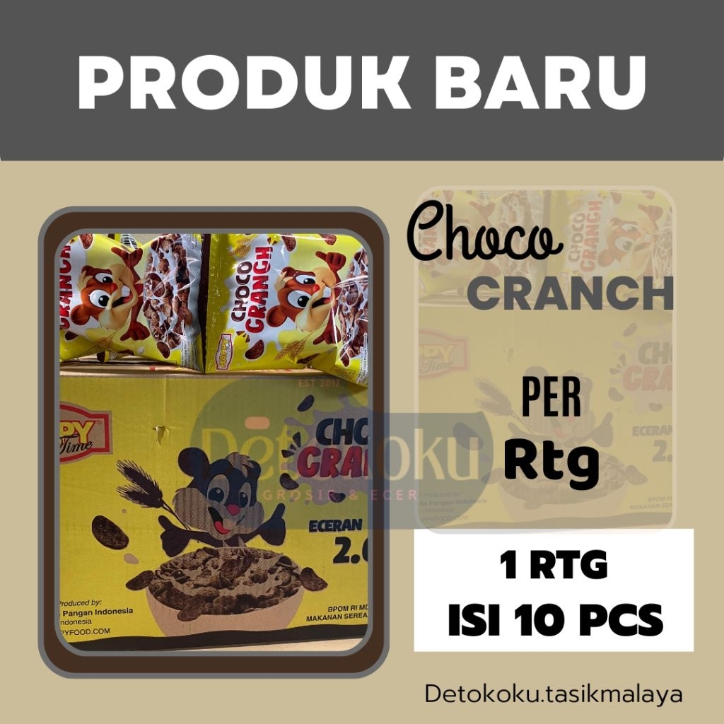 Happy Time - Choco Cranch [PER RENTENG] | Shopee Philippines