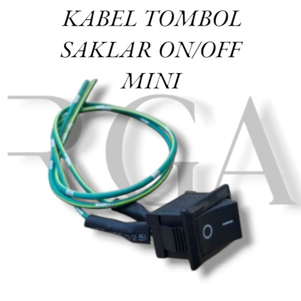 TOMBOL Mini On/Off Switch Button Socket Universal Motor Switch Button ...
