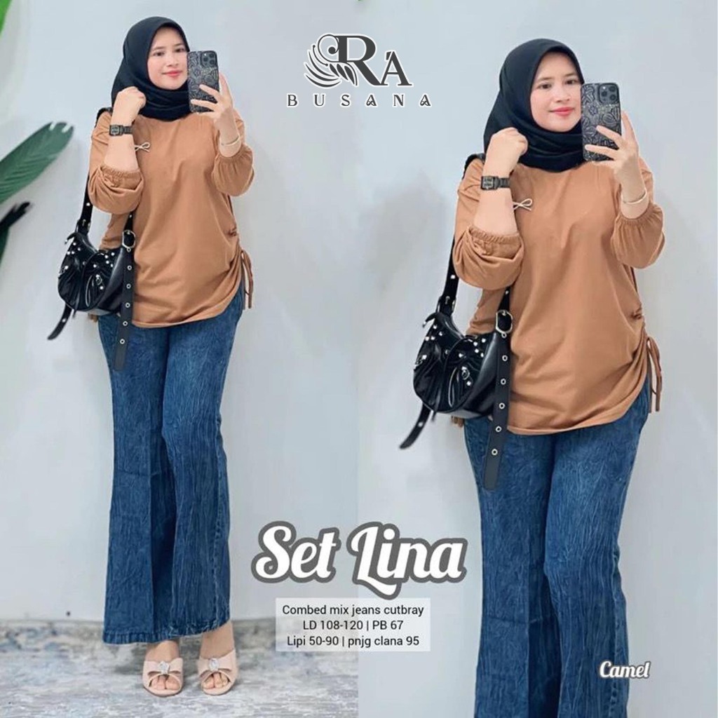 ONE SET OF CUTBRAY MIX COMBED 20s JEANS | DERRA SET | LINA SET | Shopee ...