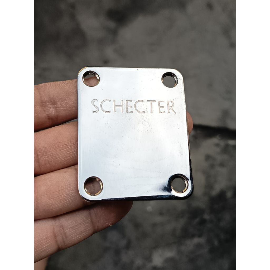 ORIGINAL "SCHECTER" GUITAR NECK PLATE | Shopee Philippines