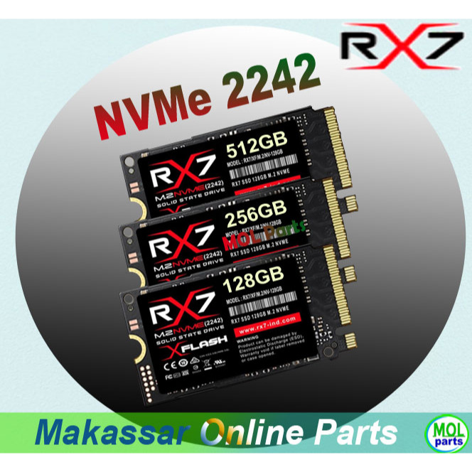 SSD RX7 M.2 NVME 128GB 256GB 2242 PCIe Gen3 x4 | Shopee Philippines