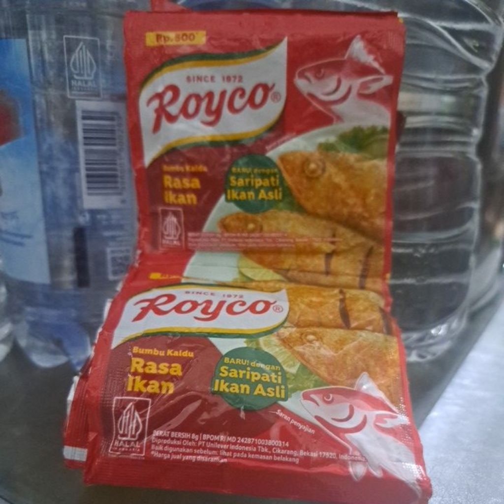Royco fish flavored broth seasoning, original fish essence, 1 pack ...