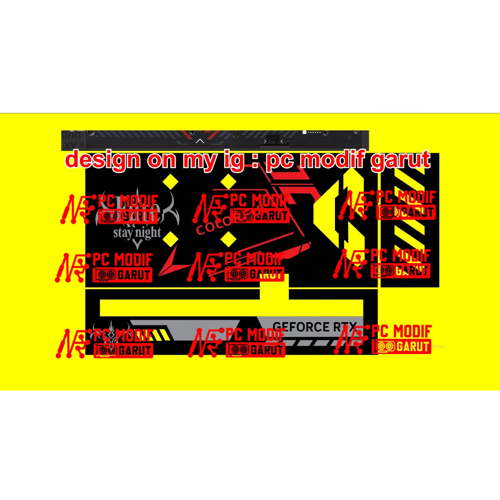 VGA COVER GPU COVER COLORFUL RTX EDITION LED ARGB CUSTOM | Shopee ...