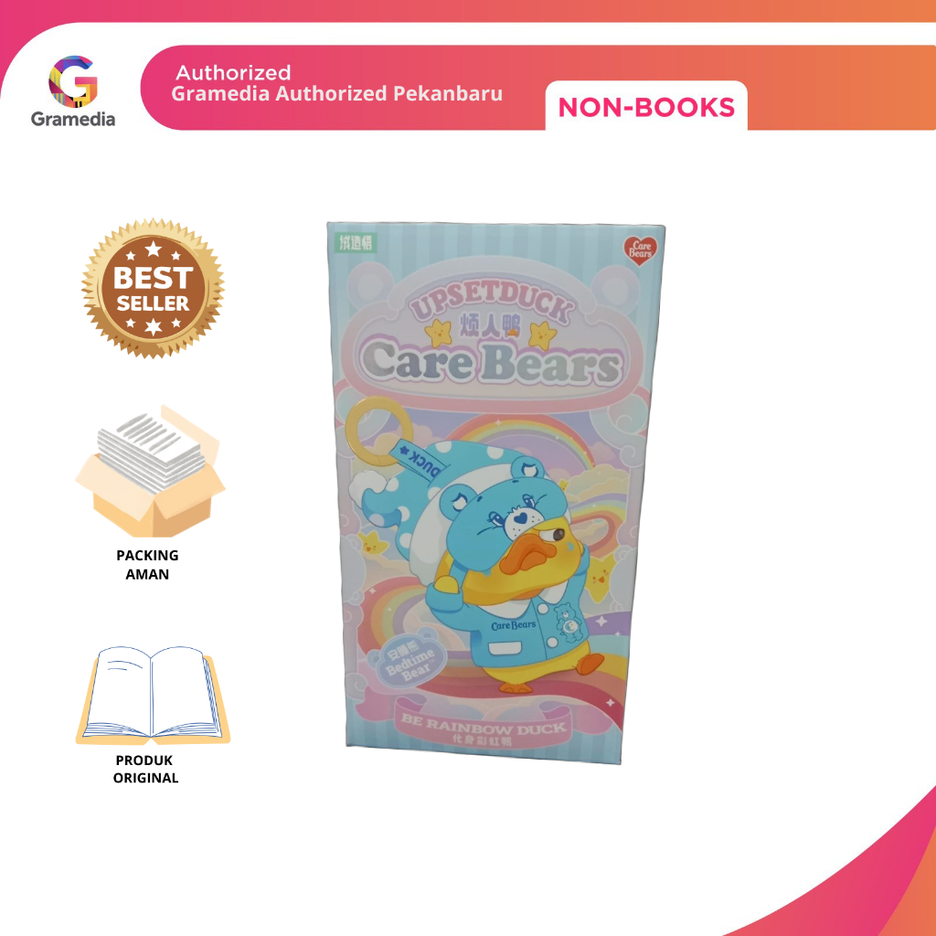 Gramedia Pekanbaru - BNS SERIES UPSETDUCK CARE BEARS BE RAINBOW PLUSH ...