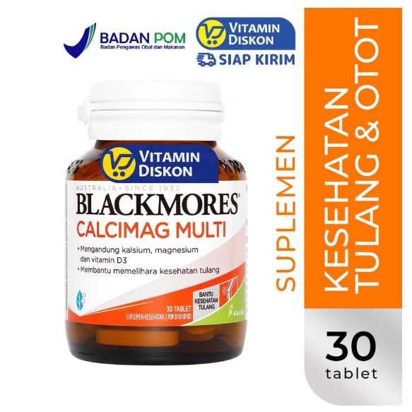 Blackmores Calcimag Multi BPOM Kalbe 30 Tablets | Shopee Philippines
