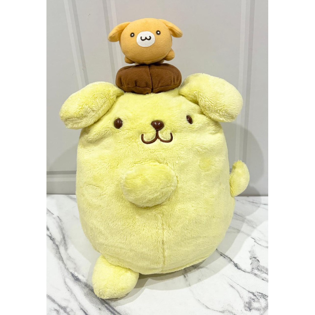 Sanrio Pompompurin Plushie Doll with Tart (Pompompurin Friend) | Shopee ...