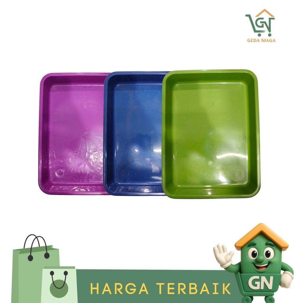Colored Square Plastic Trays Square Plastic/s (12 PCS) | Shopee Philippines