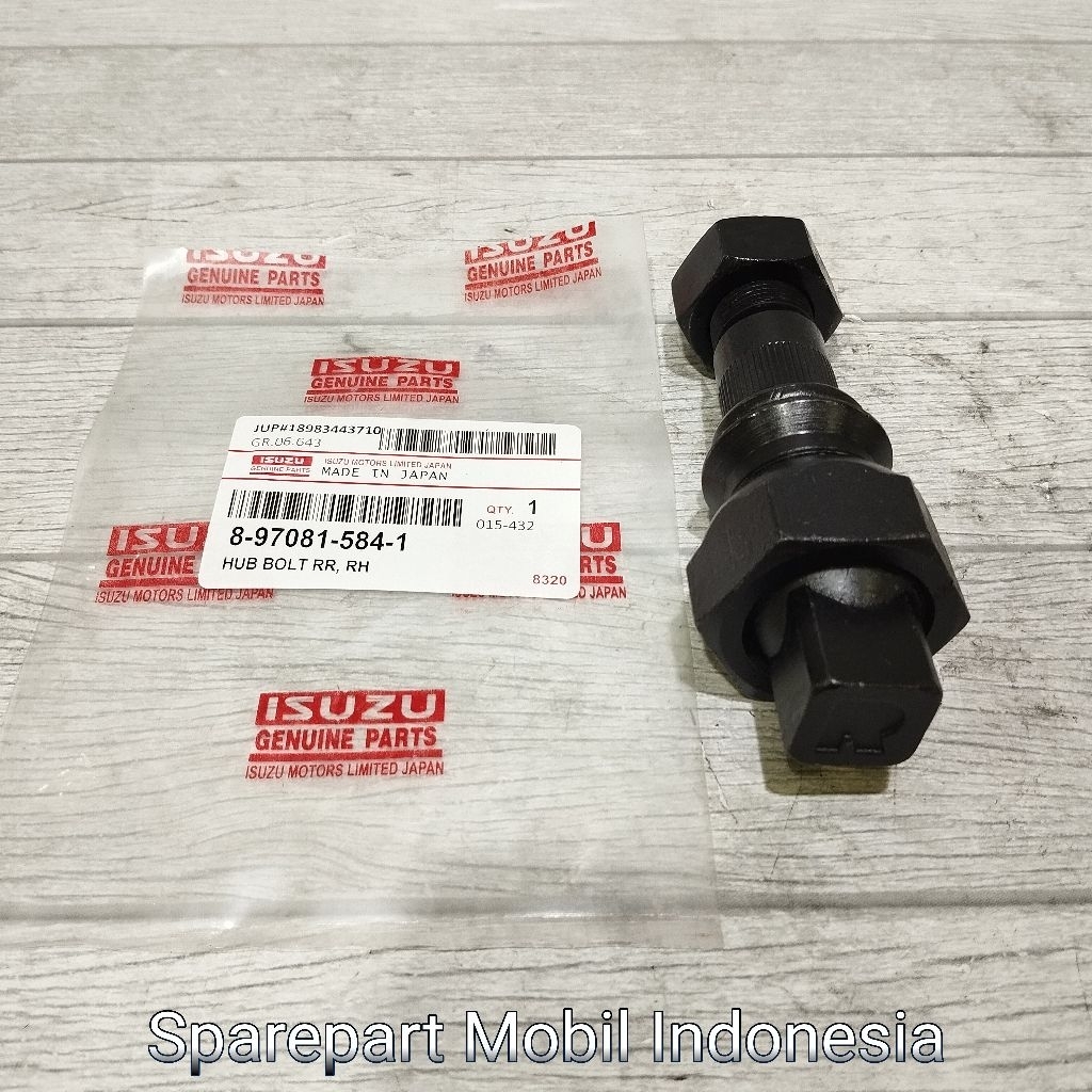 Hub Bolt Rear Wheel Bolt Right Rh Isuzu Elf Nkr71 Nmr71 Original 1 Pc ...