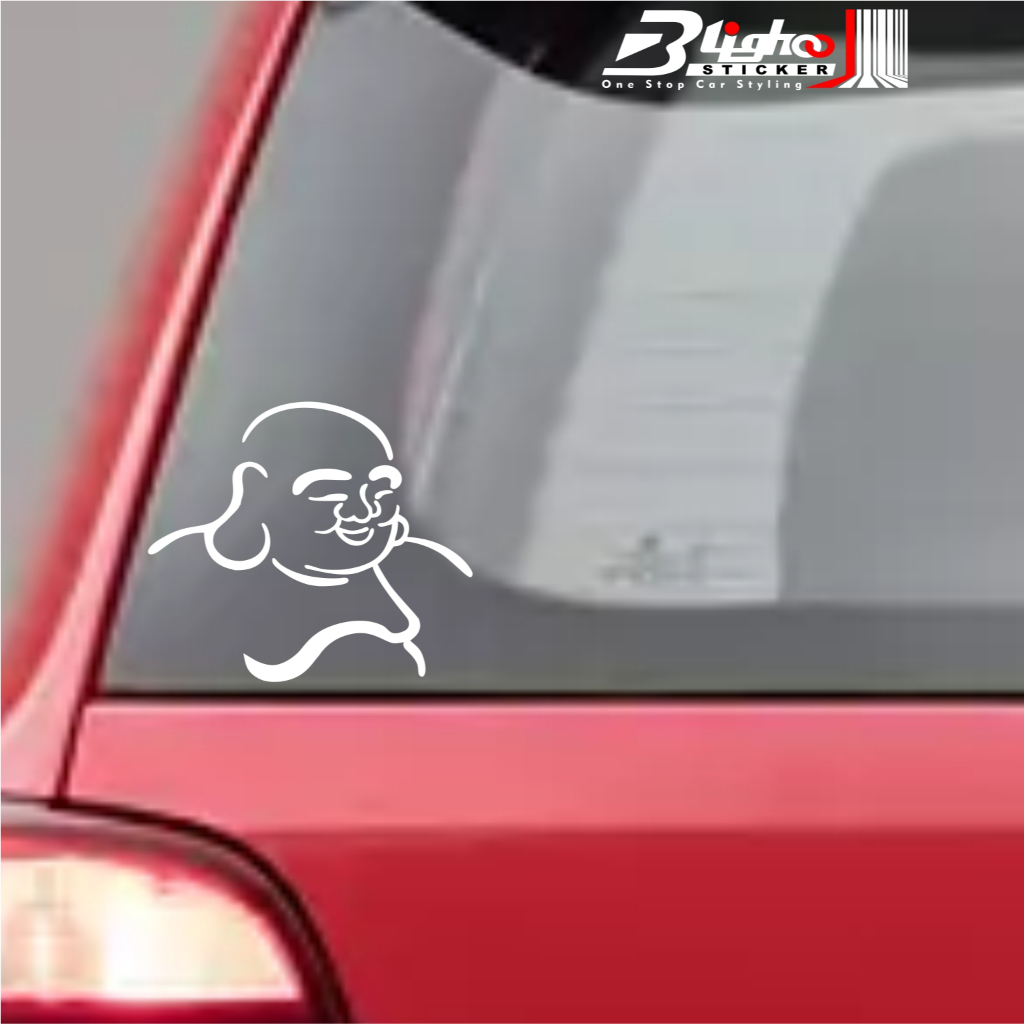 Blighoo - Maitreya Buddha Cutting Sticker 7cm Buddha Cutting Sticker ...