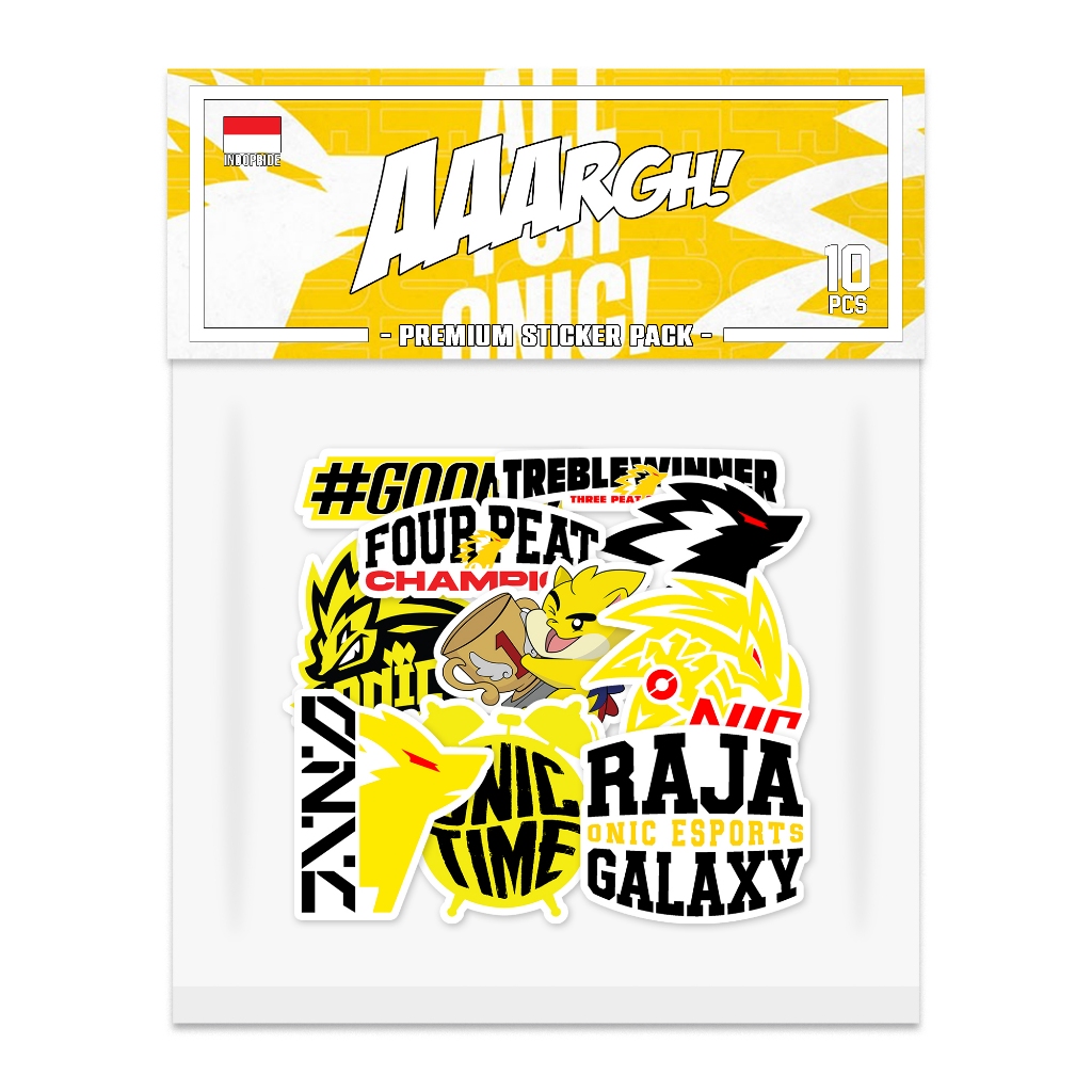 ONIC ESPORTS Sticker Pack vol. 4 (Sonic Edition) | Shopee Philippines