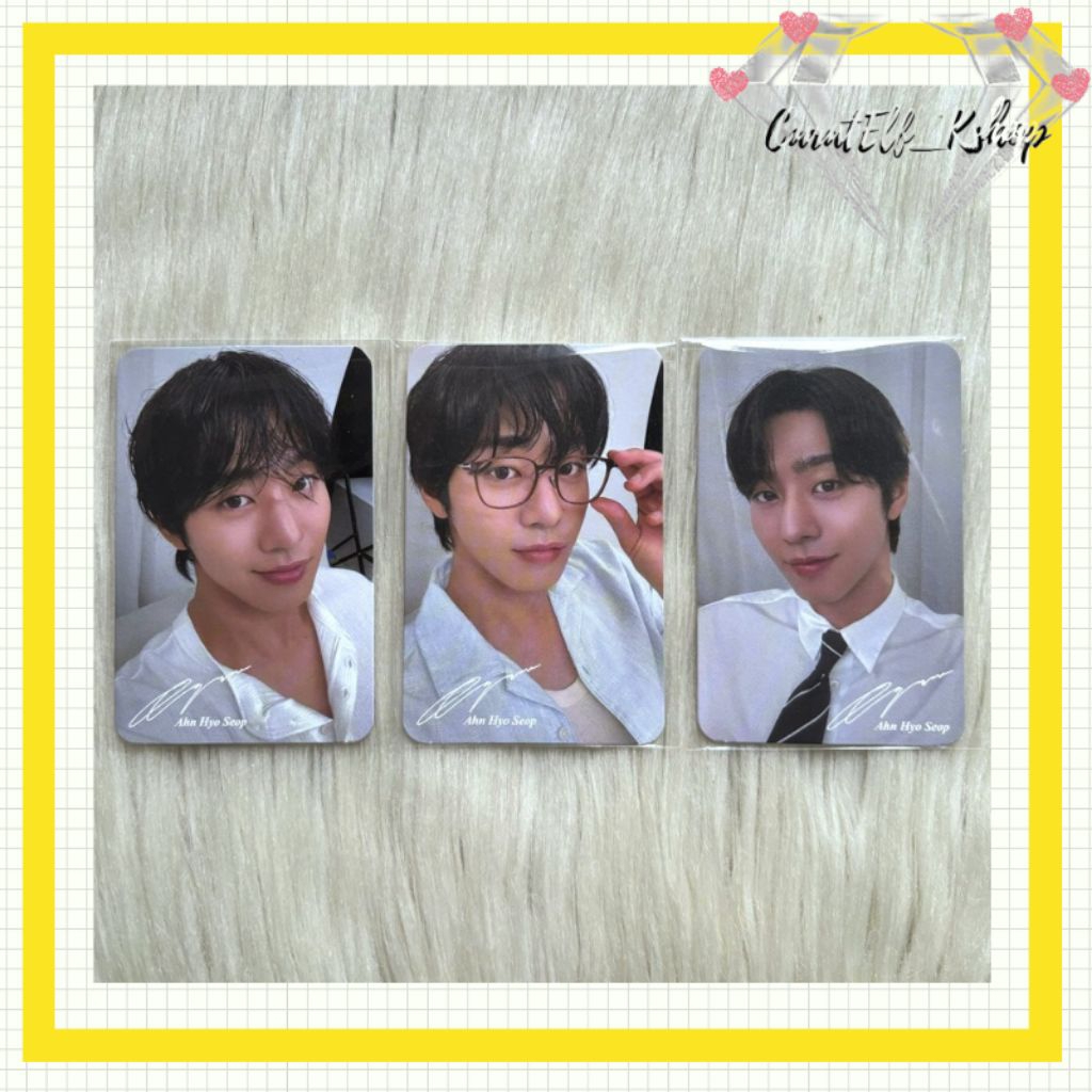 Photocard Miseum x Ahn Hyo Seop Official | Shopee Philippines