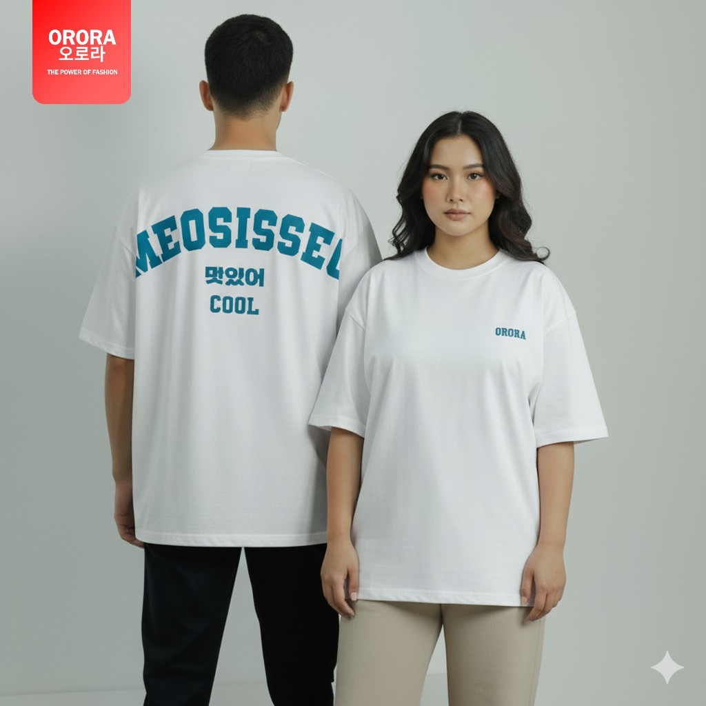 ORORA Oversize T-shirt Cotton Premium 16s [Meosiseo] Oversize T-shirt ...