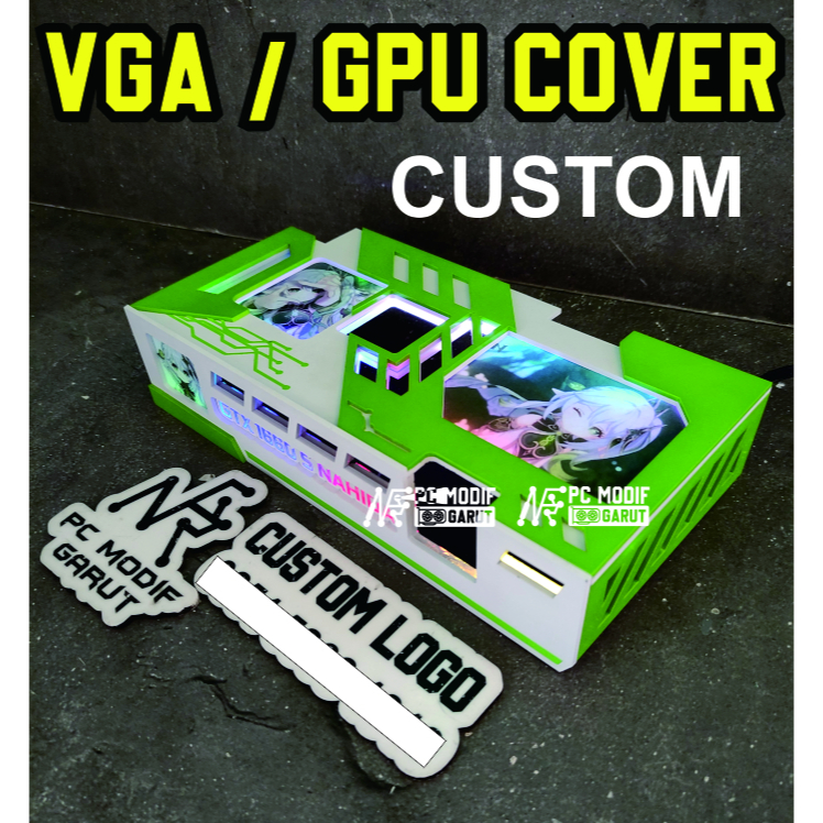 VGA COVER GPU COVER INNO3D EDITION ANIME EDITION LED ARGB CUSTOM ...