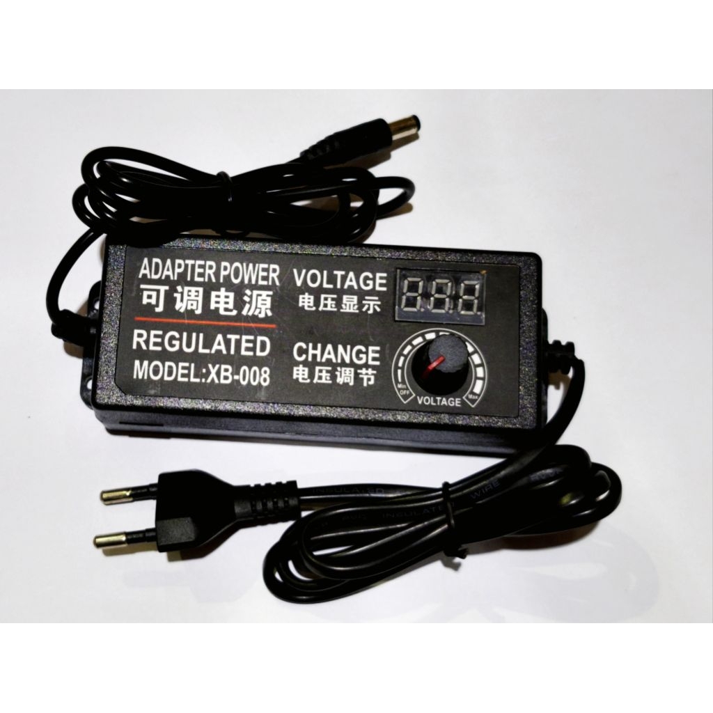 LAYAR ADJUSTABLE ADAPTOR MULTI DC 3-24V 1-5A LED SCREEN DISPLAY Power ...