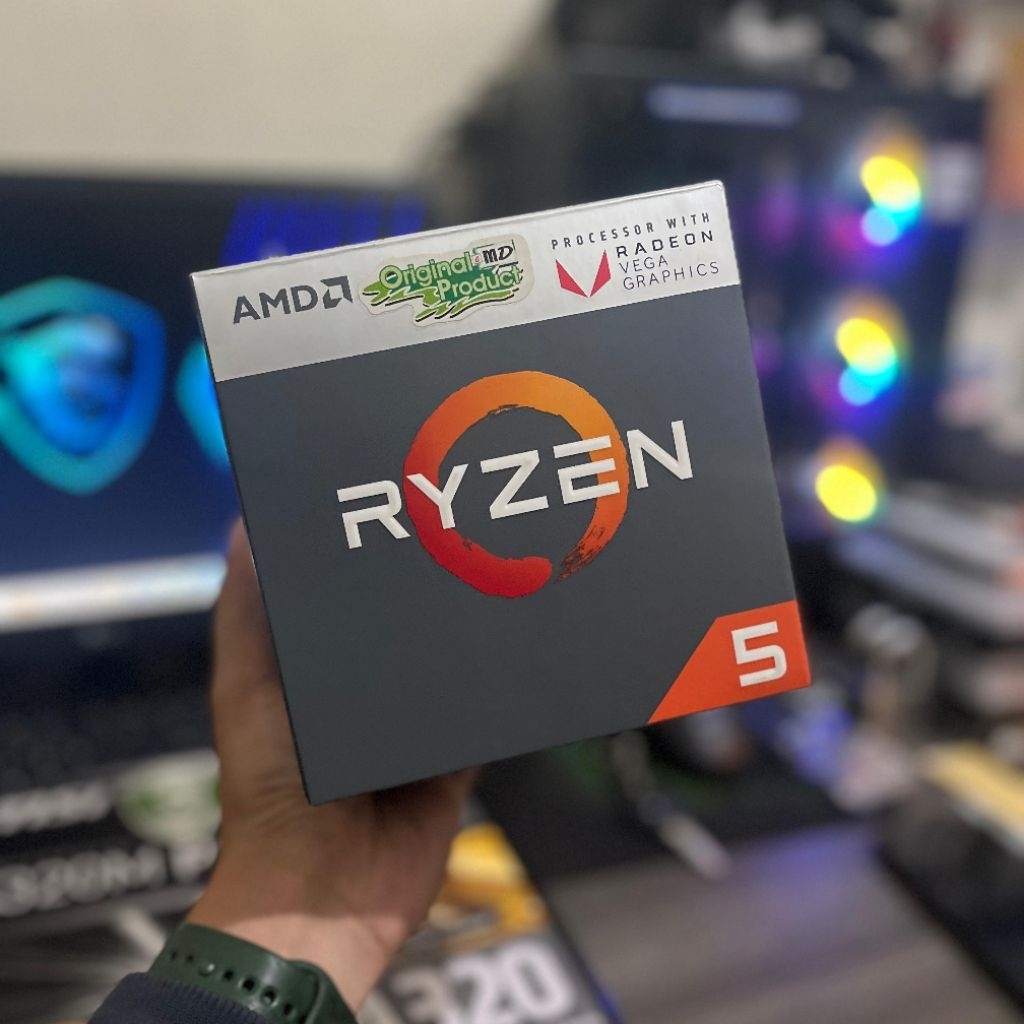 AMD Ryzen 5 2400g Processor full set box | Shopee Philippines