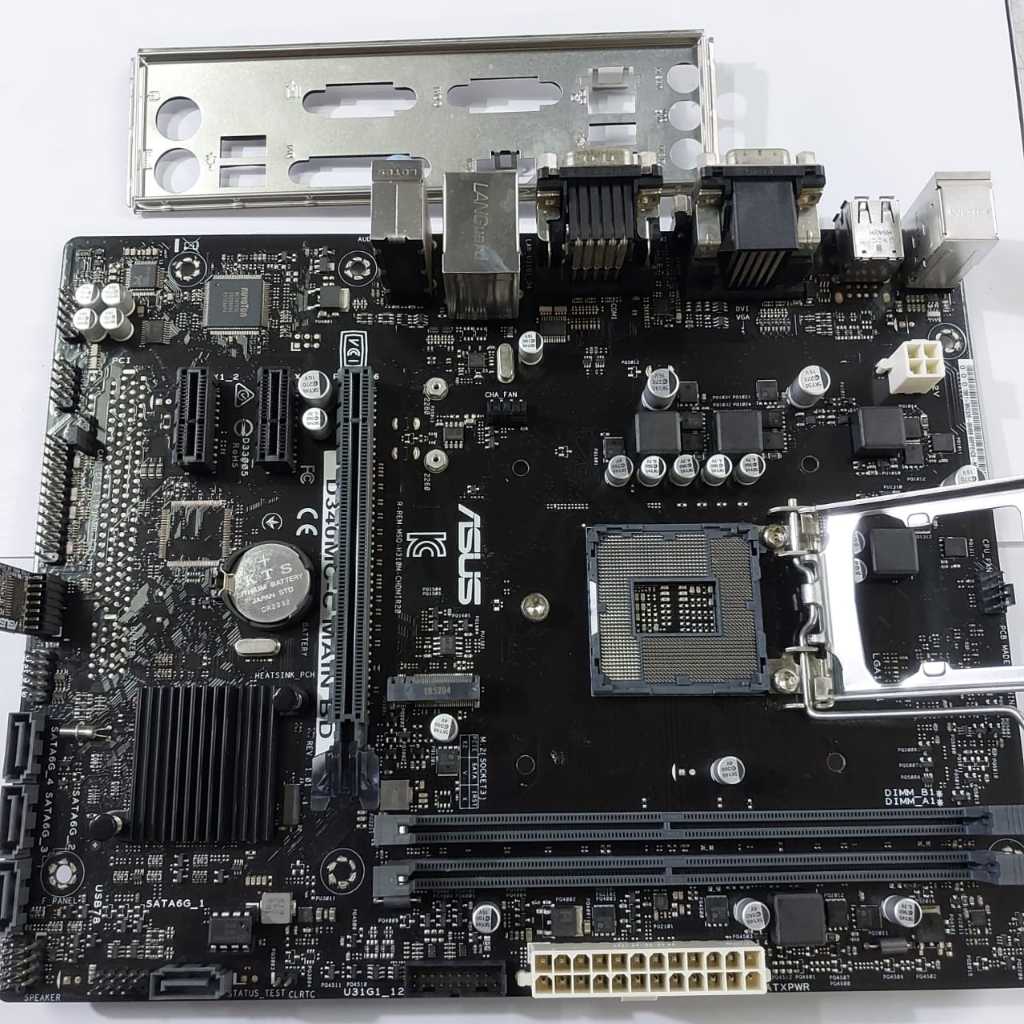ASUS H310 mainboard socket 1151 gen 8 gen 9 Copotan cpu builtup asus ...