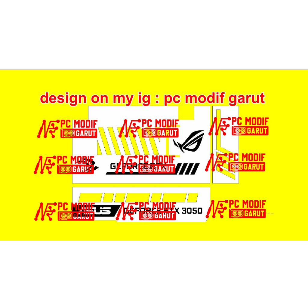 COVER GPU COVER ASUS RTX EDITION NON LED CUSTOM LOGO | Shopee Philippines