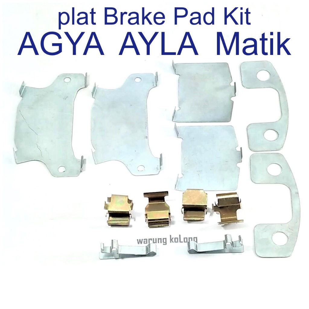 Brake Pad Plate AGYA AYLA automatic automatic front Brake Pad plate ...