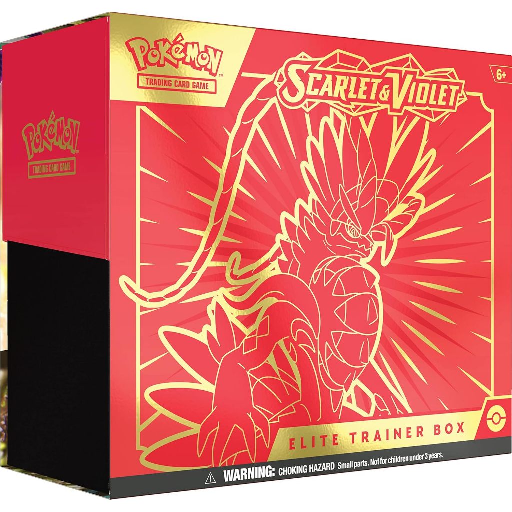 Pokemon TCG: Scarlet and Violet Elite Trainer Box - Koraidon Red ...