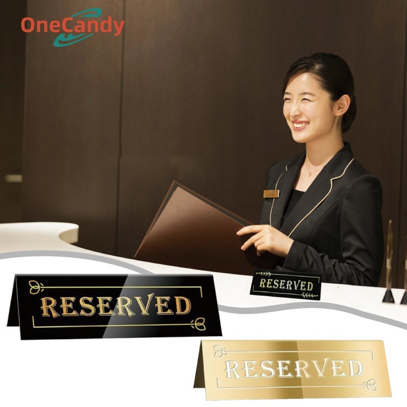 Reserved Table Sign Hotel Acrylic Reserve Board Restaurant Reserved ...