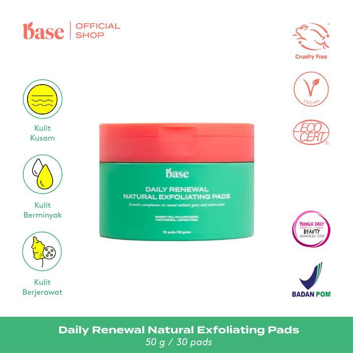 BASE Daily Renewal Exfoliating Padsnatural | Shopee Philippines